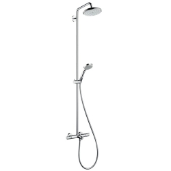 Душевая стойка Hansgrohe Croma 220 Showerpipe 27223000 – купить за 165 ...