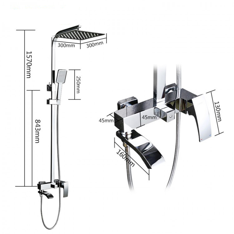 Душевая стойка Gappo G2407 – купить за 27 442 р. в Москве | Интернет-магазин Missaqua